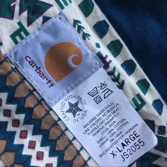 Carhartt | Jackets & Coats | Vintage Carhartt Aztec Canvas Santa Fe ...